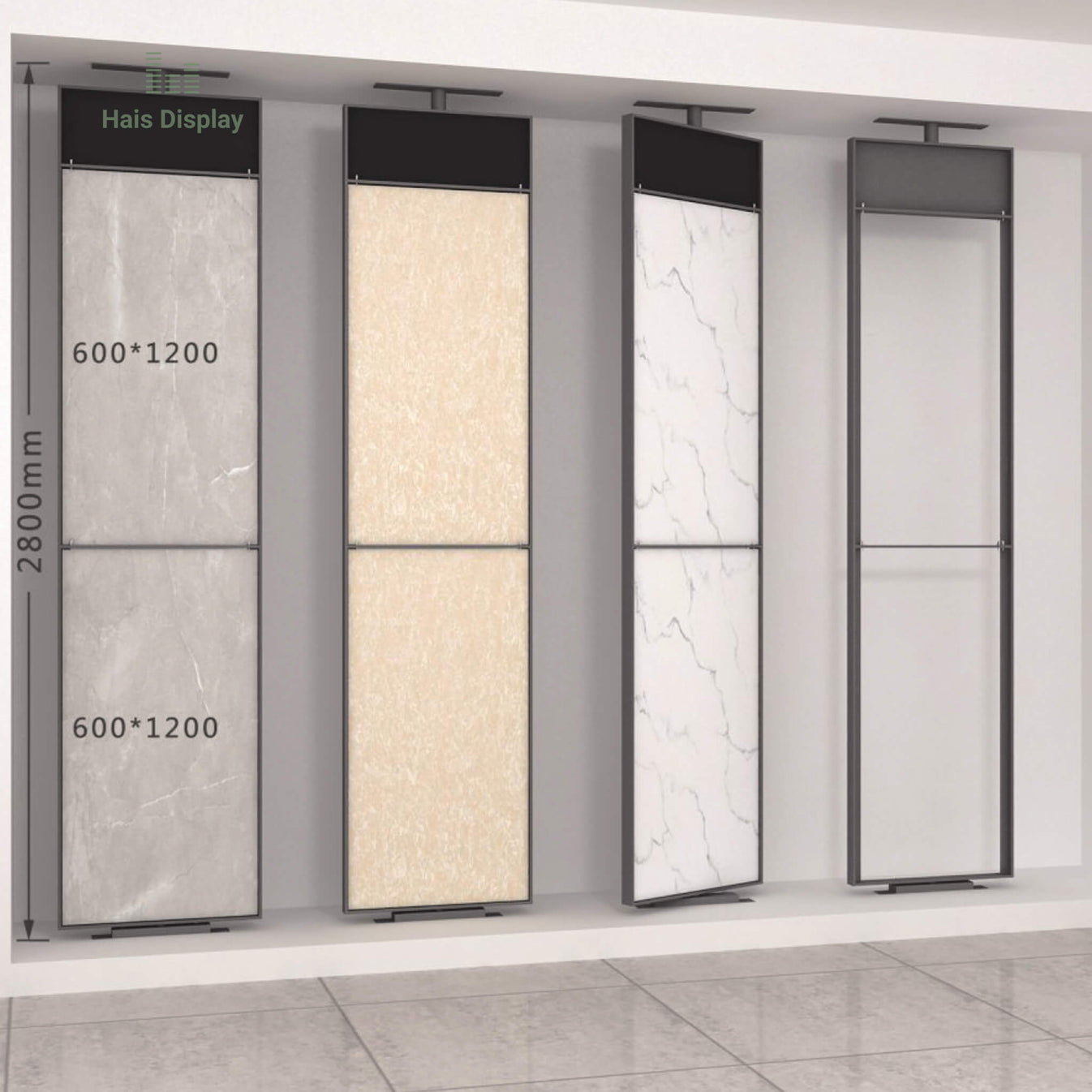 Rotating Ceramic Displays Rack ｜Hais Display