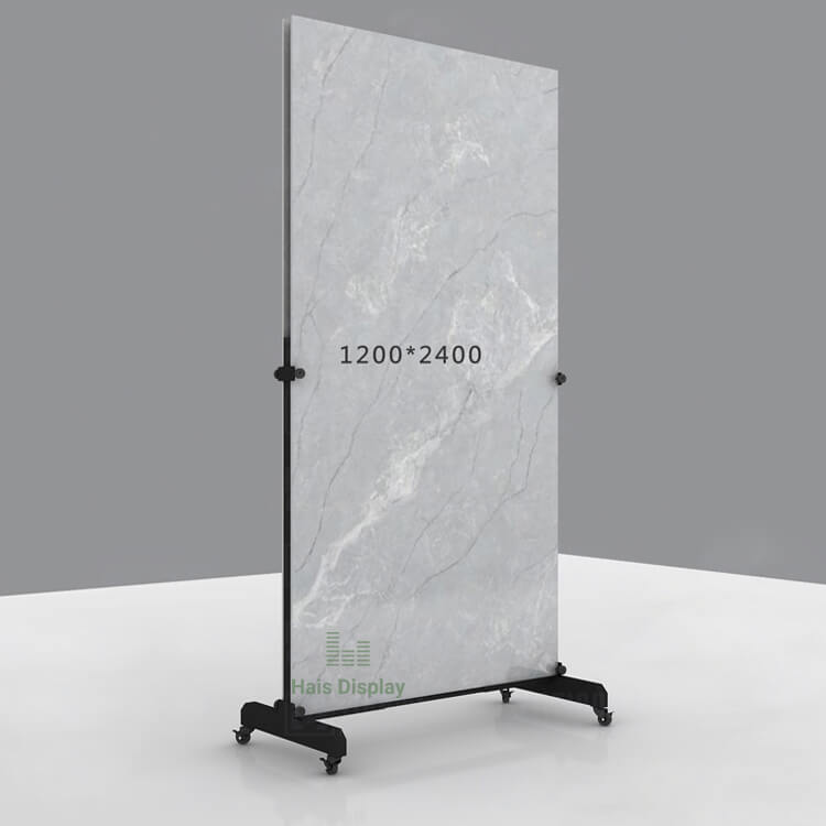 Portable Tile Display Rack With Wheels | Hais Display