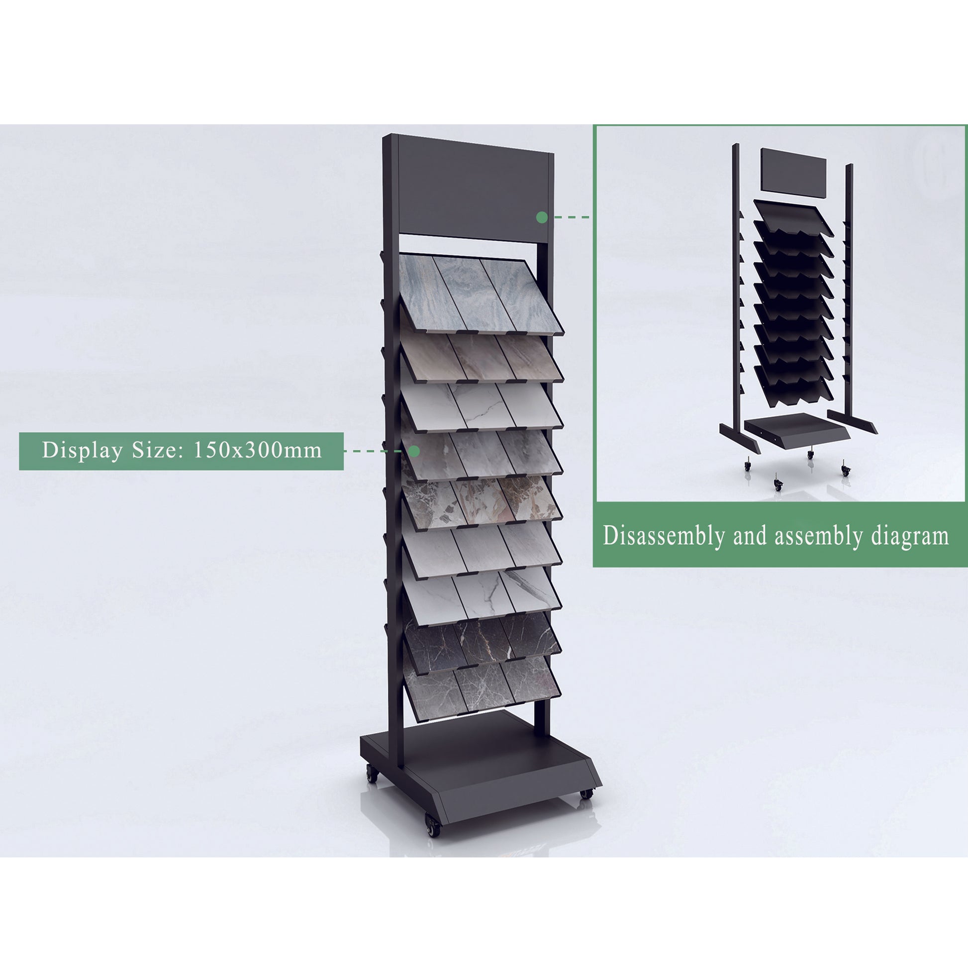 Tile Sample Organizer Stand – Hais Display