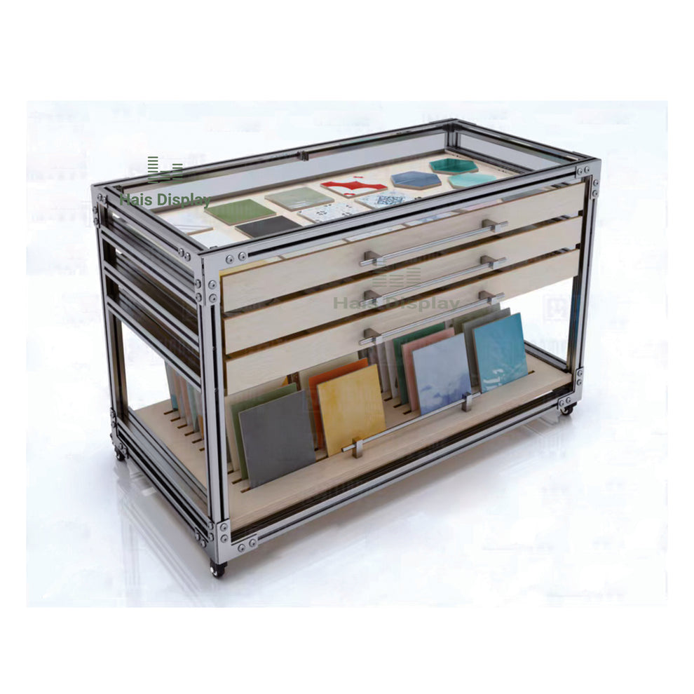 Slab Sample Storage Island – Hais Display
